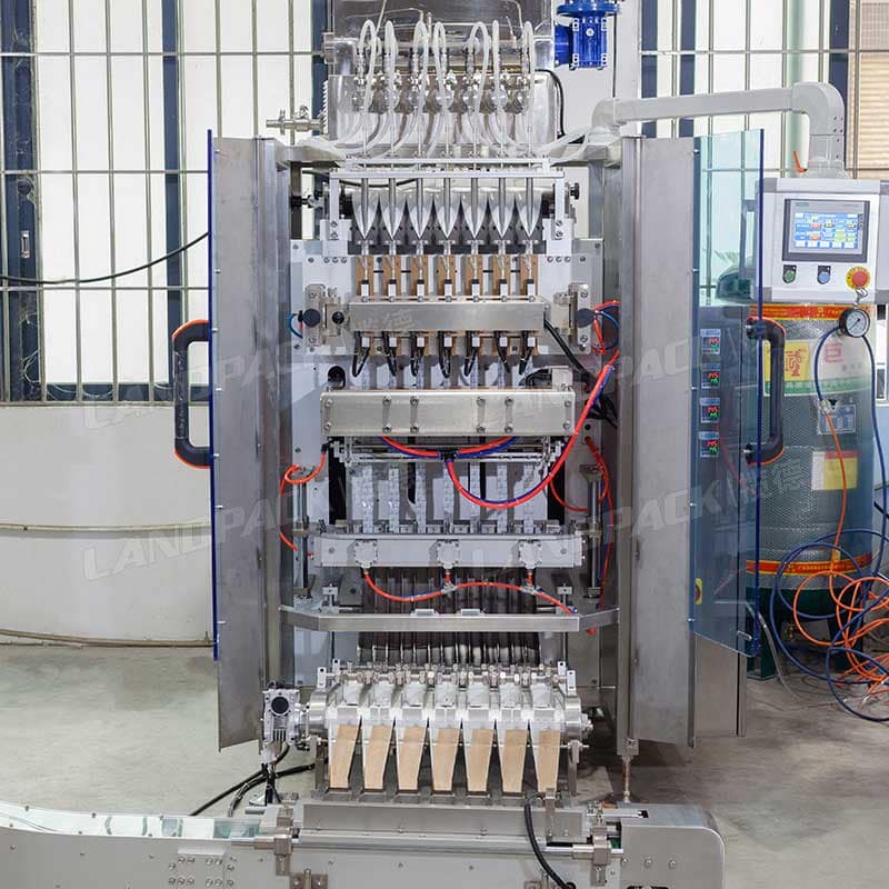 Multi Lane Liquid Stick Packing Machine Counting Cartoning Line