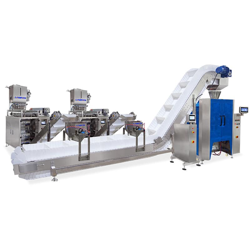 Automatic Multilane Liquid Sachet Bag Counting Packaging Line