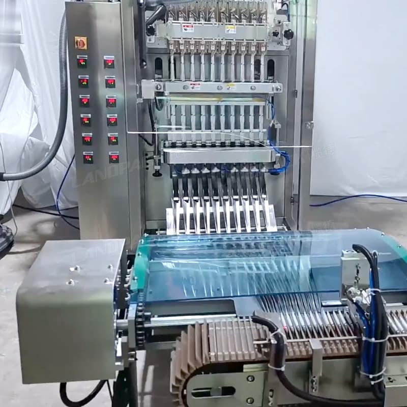 Automated Multi Lane Powder Stick Sachet Packaging Boxing Line