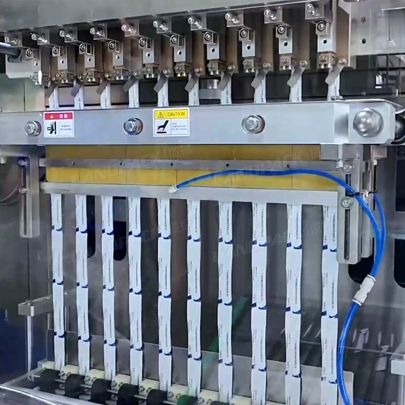 Automated Multi Lane Powder Stick Sachet Packaging Boxing Line