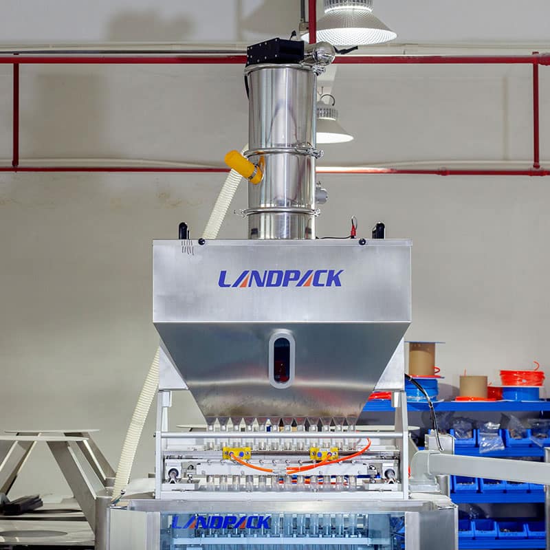 Multi Track Granule Stick Packing Machine With Vacuum Feeder