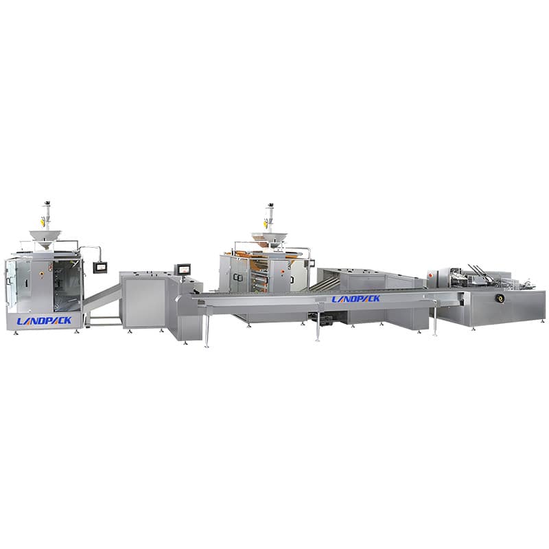 Multilane Powder Bagging Cartoning Packaging Line System