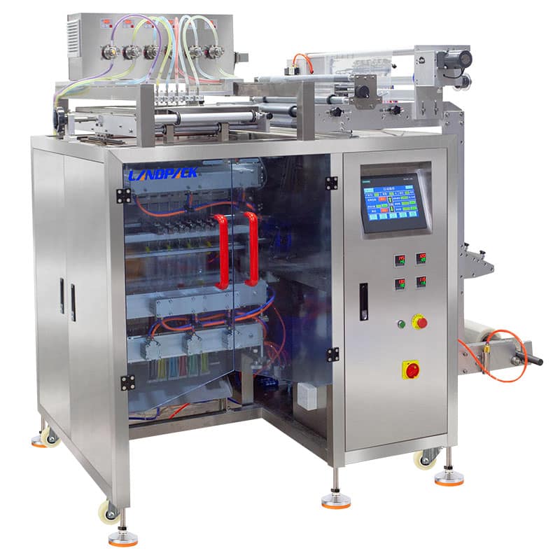 Multi Lanes Various Flavors Liquid Stick Filling Packing Machine