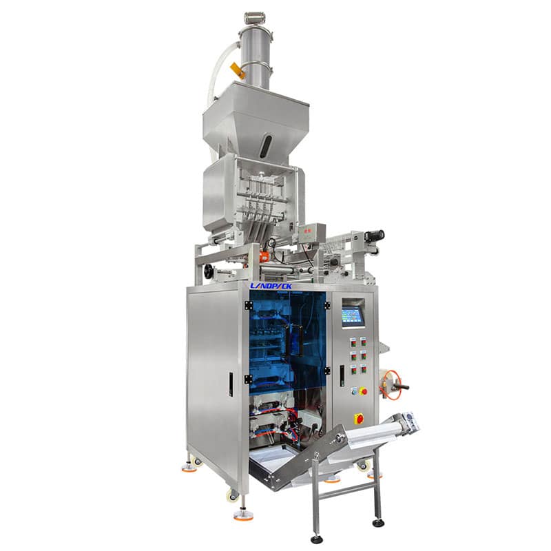 Automatic Fine Particles Sachet Bags Filling And Packing Machine